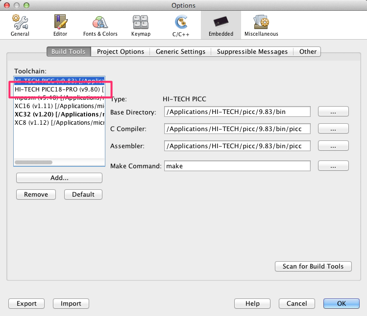 MacのPICマイコン開発環境構築 – HI-TECH Cコンパイラのインストール | ツール・ラボ